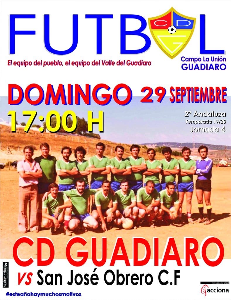 El CD Guadiaro recibe el domingo al exigente San José Obrero C.F. | San Roque